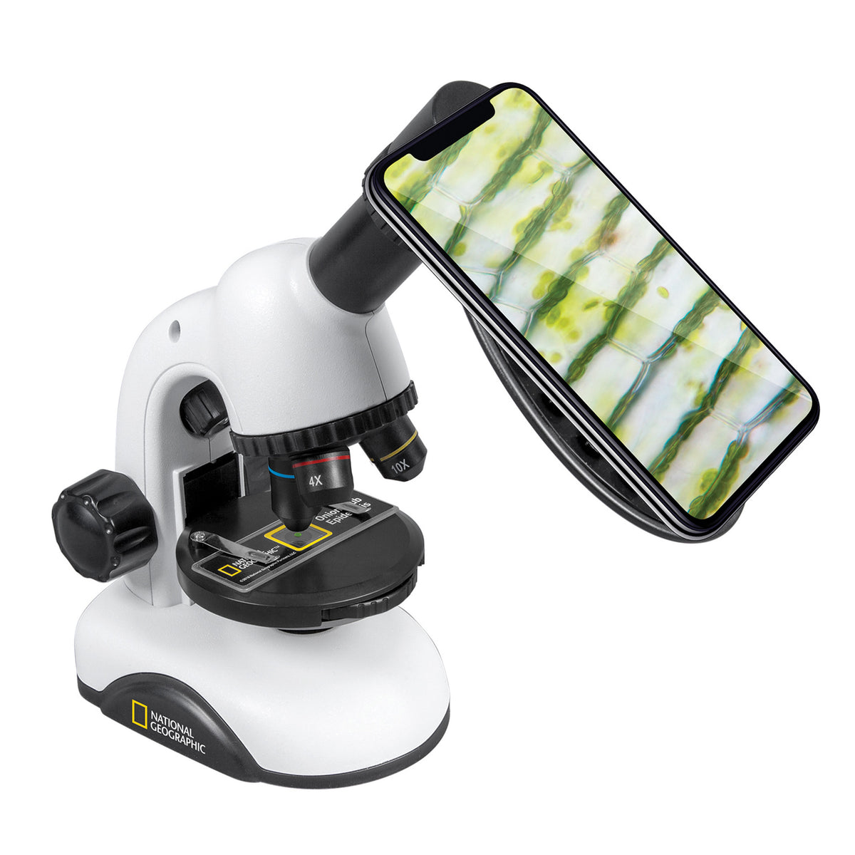 National Geographic 40x-640x Magnification Microscope with Smartphone ...